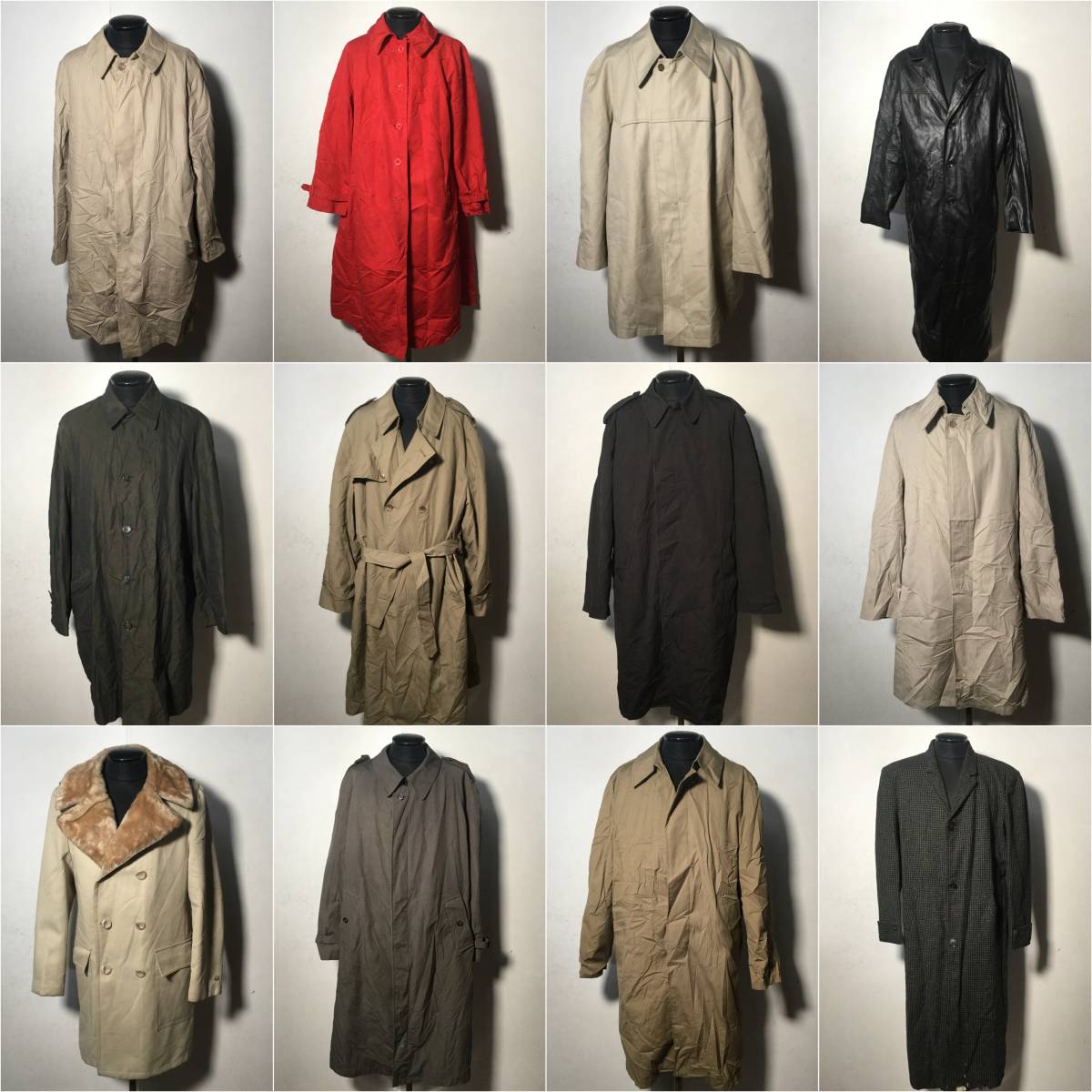 A446 USA used ヴィンテージコート大量50kgベール売り商品 USA古着 アメリカ古着 トレンチコート バルマカーン ミニタリー 80's レア(Lサイズ)｜売買されたオークション ...