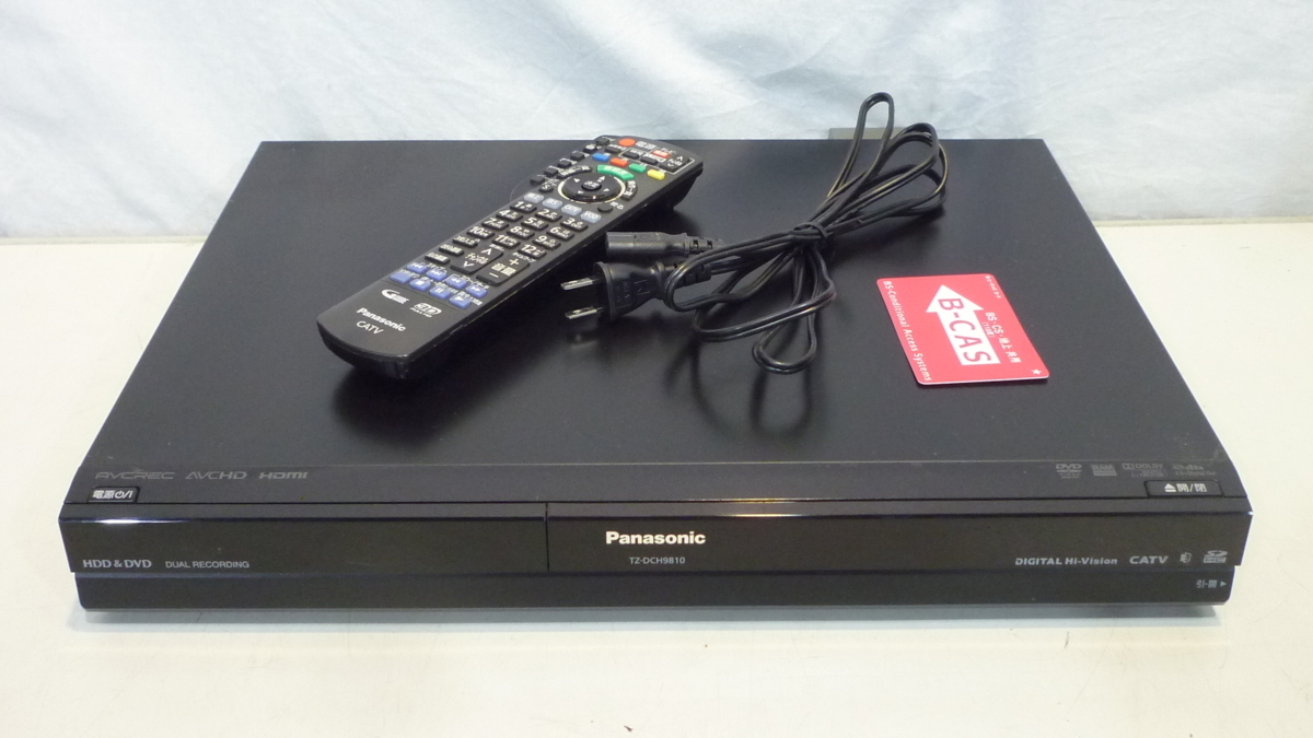 Panasonic TZ-DCH9810 CATV デジタルSTB DVD HDD内蔵セットトップボックス 現状(地上デジタルチューナー)｜売買されたオークション情報、yahooの商品情報を ...