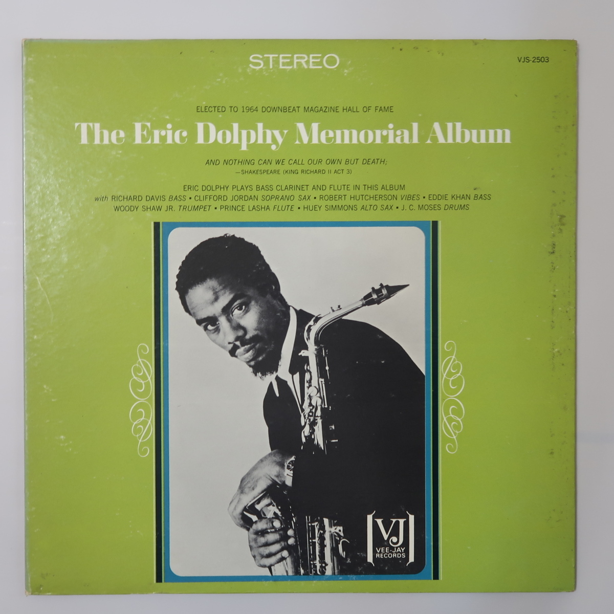 11007981; US盤/VEE-JAY ERIC DOLPHY / THE ERIC DOLPHY MEMORIAL ALBUM(ジャズ ...