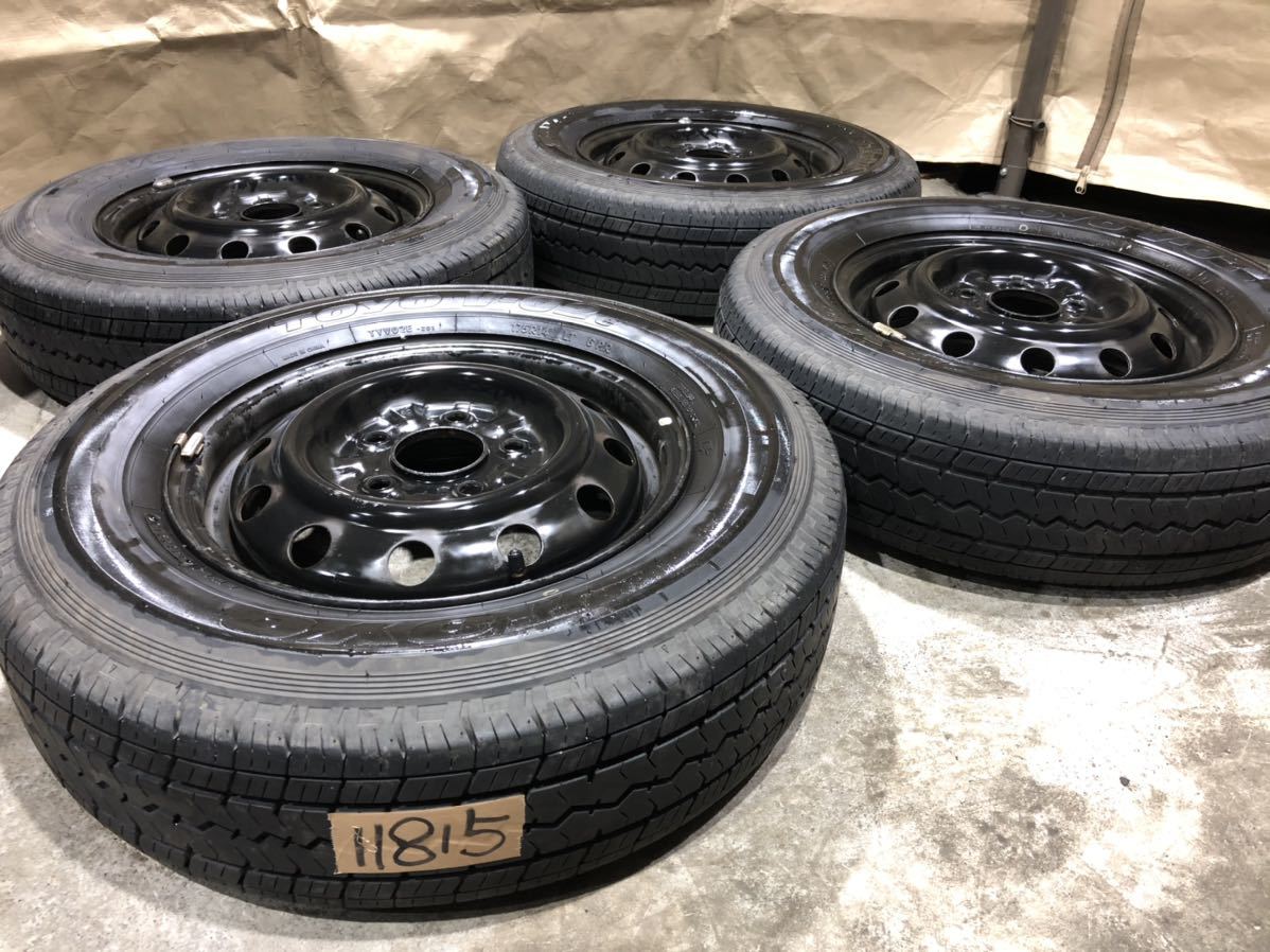 マツダ純正 14inch 4.5j × TOYO TIRES 175R14 6PR LT PCD114.3 5穴 ボンゴ バネット デリカ等に ...