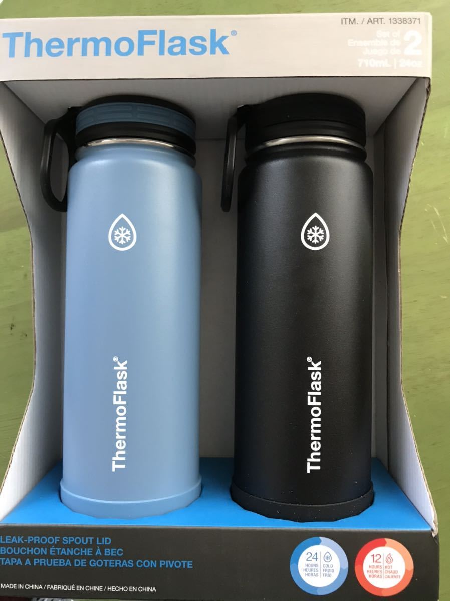Thermo Flask サーモフラスク ステンレスボトル 710ml 2本セット 水筒 ボトル(0.5リットル～)｜売買されたオークション情報、yahooの商品情報をアーカイブ公開 ...