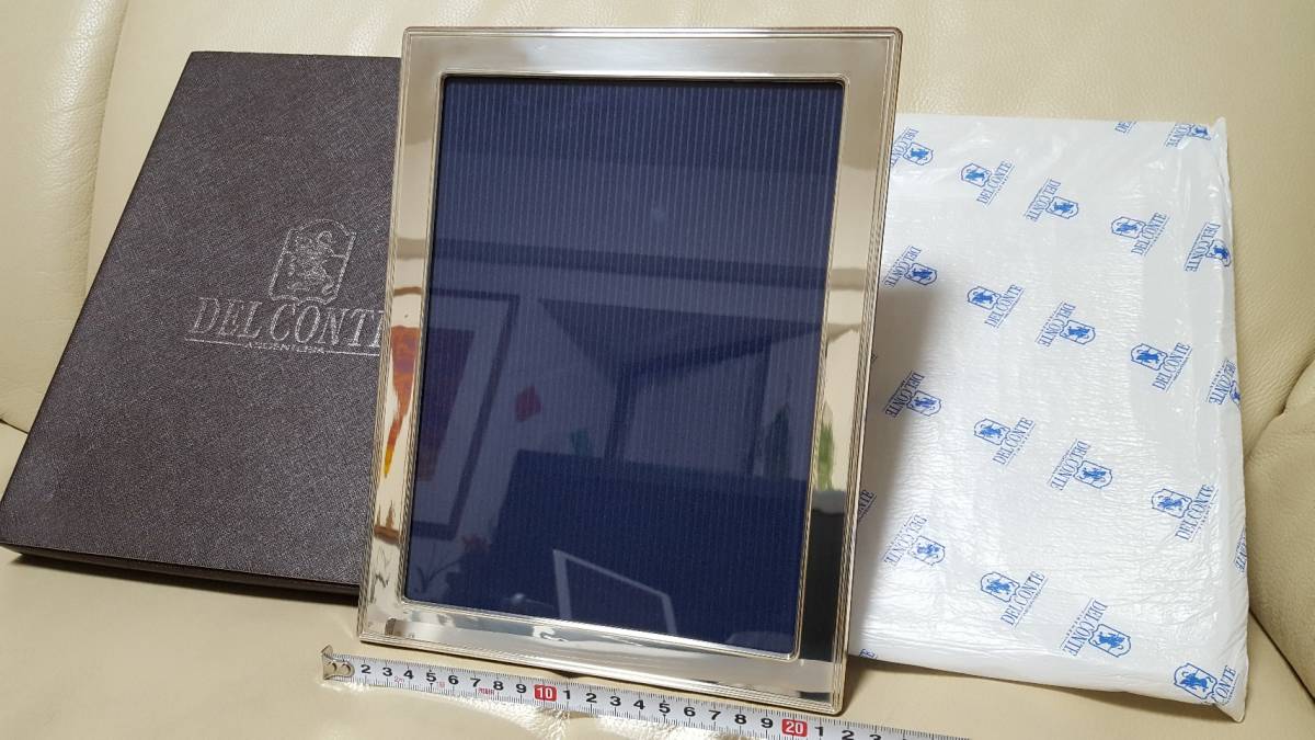 DEL CONTE -firenze- イタリア製 フォトフレーム 大 シルバー製(金属フレーム)｜売買されたオークション情報、yahooの ...