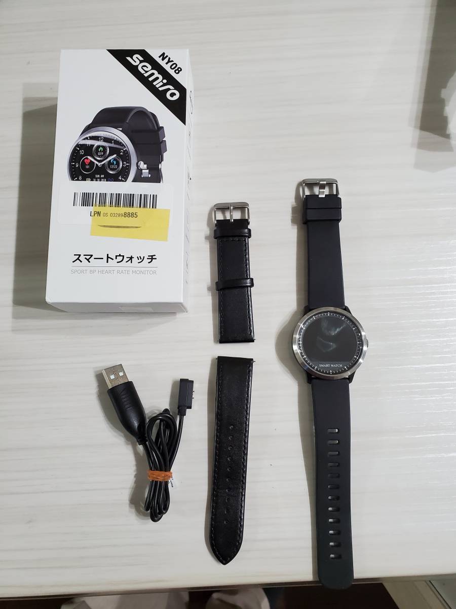 semiro NY08 スマートウォッチ(スマートウォッチ本体)｜売買されたオークション情報、yahooの商品情報をアーカイブ公開 - オークファン（aucfan.com）