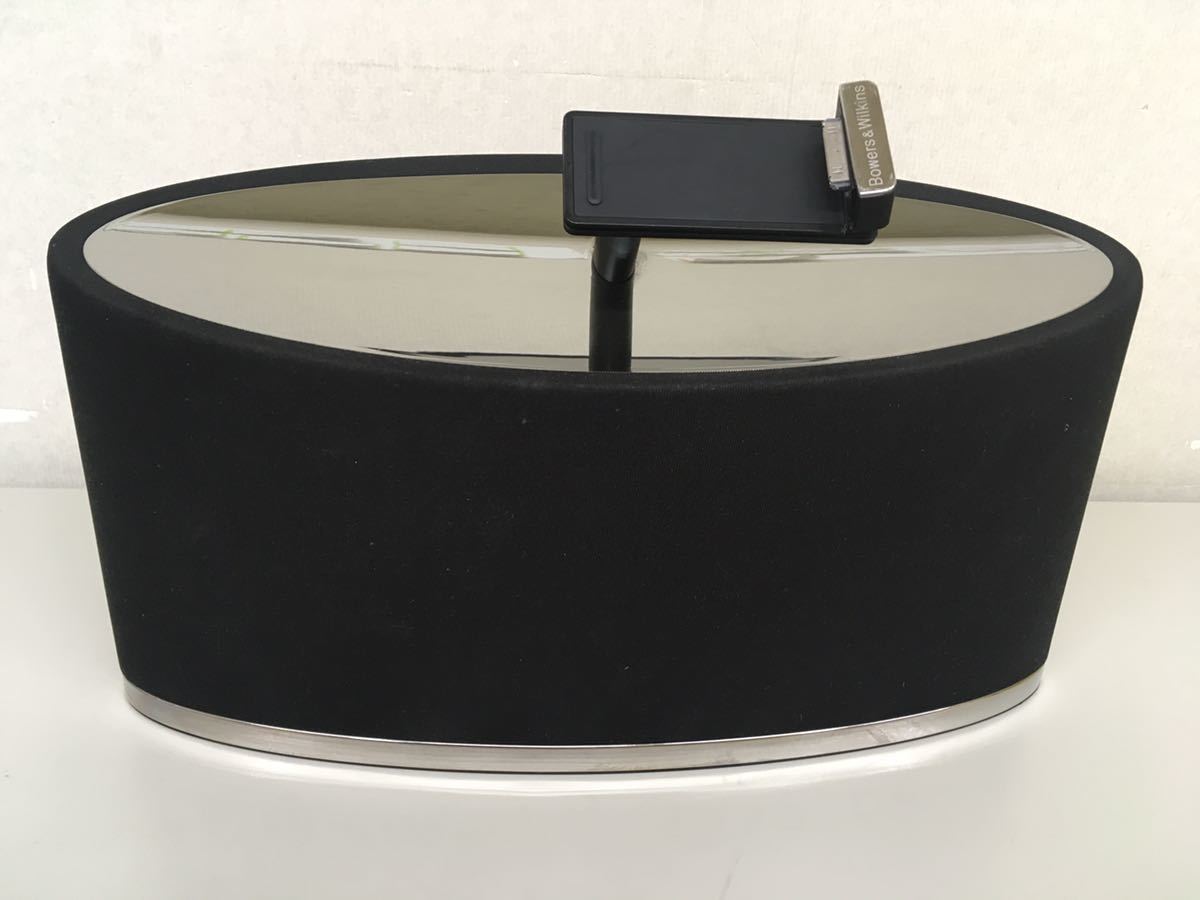 B&W Zeppelin mini Bowers & wilkins ブラック Mini iPodスピーカー 動作未確認 部分破損 ジャンク ...