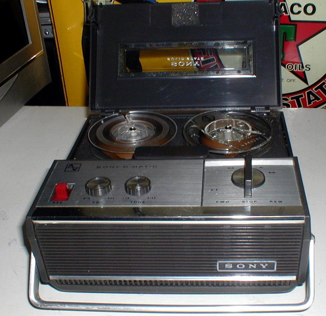 SONY TC-900 SONY-O-MATIC Portable TapeCorder 3号オープンテープ 再生-早送り-巻戻し-録音 OK ...