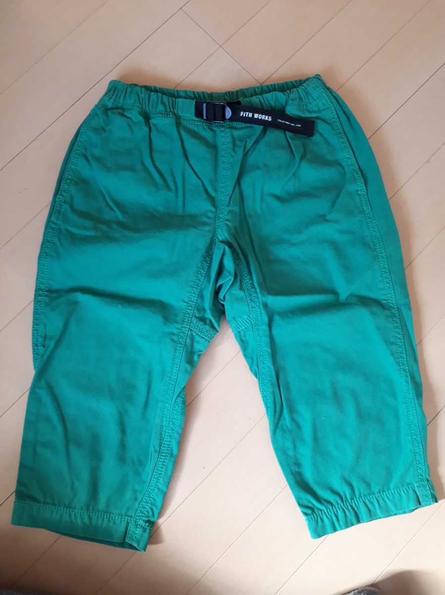FITH 140 ハーフパンツ グリーン 緑 クライミング 130 七分丈 NORTH デニム＆ フィス 男女(ボトムス)｜売買されたオークション情報、yahooの商品情報をアーカイブ公開 ...