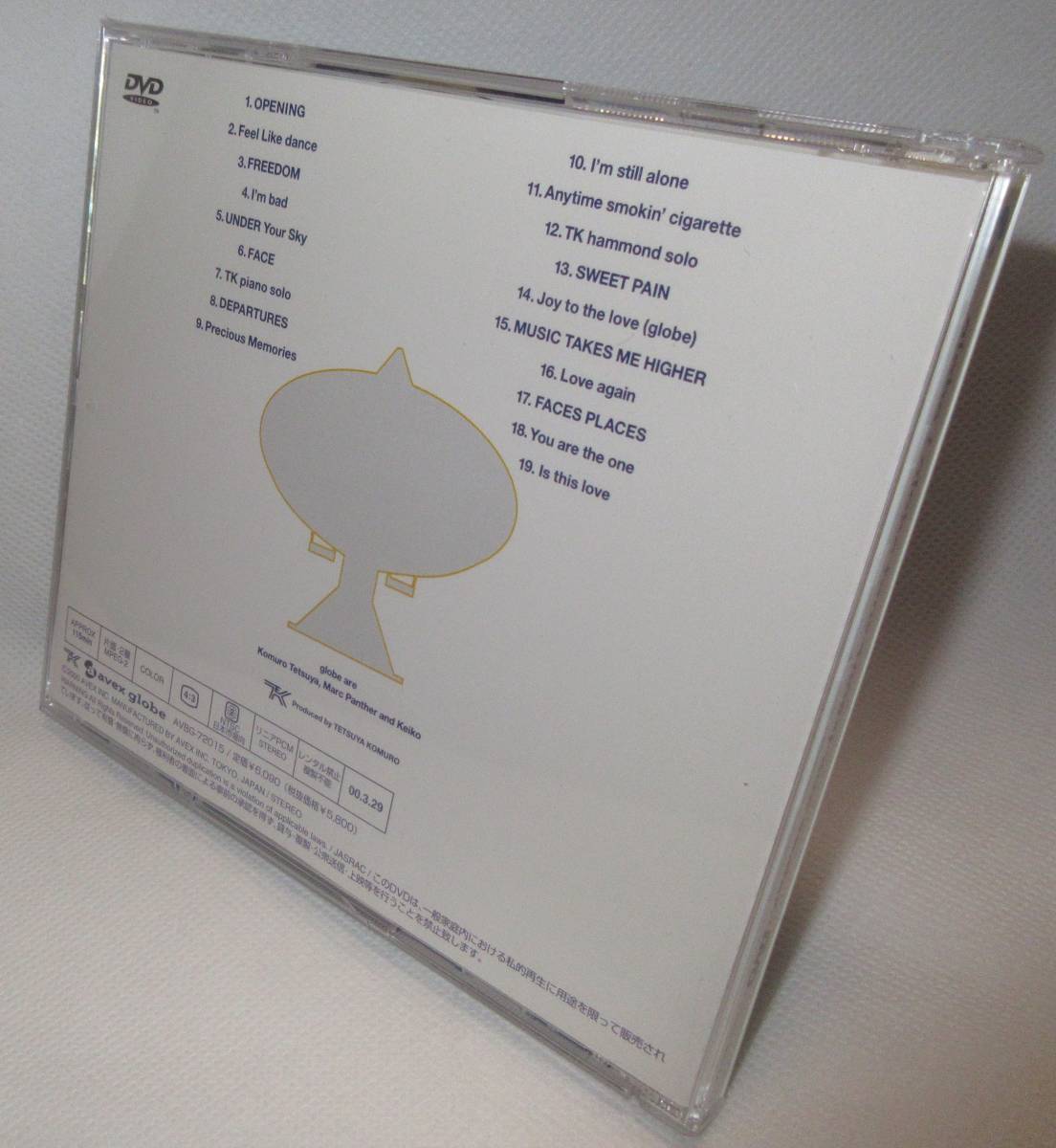 ★☆中古DVD globe tour1998 “Love again” 小室哲哉 KEIKO マーク・パンサー AVBG-72015☆★｜音楽