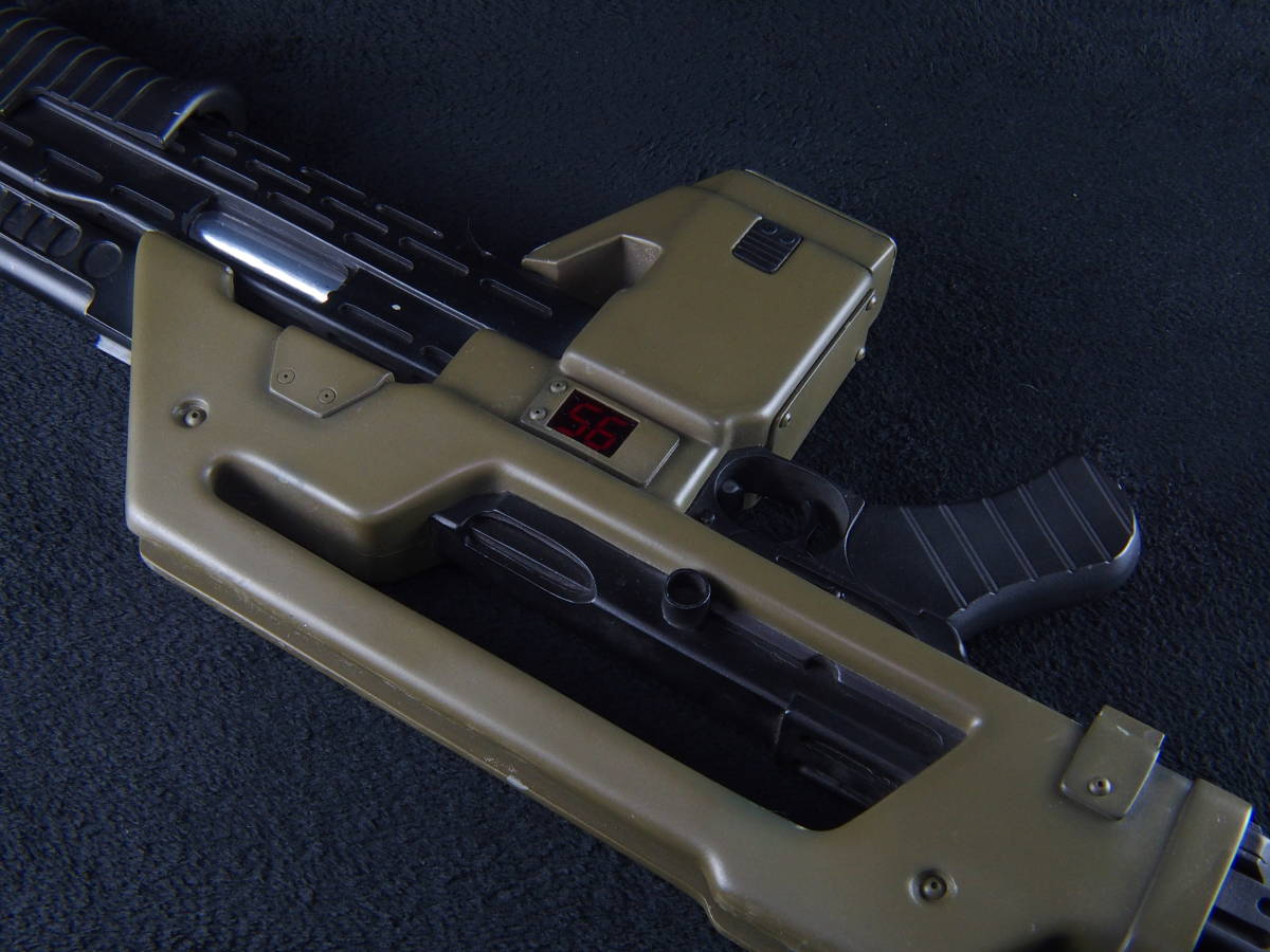 プロップ塗装 1/1 パルスライフル オリジナルモールド ICONS -検索 アイコンズ Pulse Rifle エイリアン2 USCMC M ...