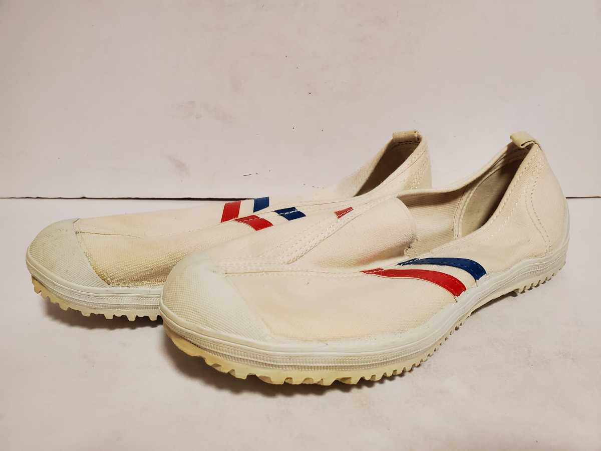 ムーンスター MOONSTAR 上履き 体育館シューズ サニタイズ加工 ホワイト×ブルー×レッド 24.5EE㎝(スクールシューズ、上履き)｜売買されたオークション情報、yahooの商品情報を ...