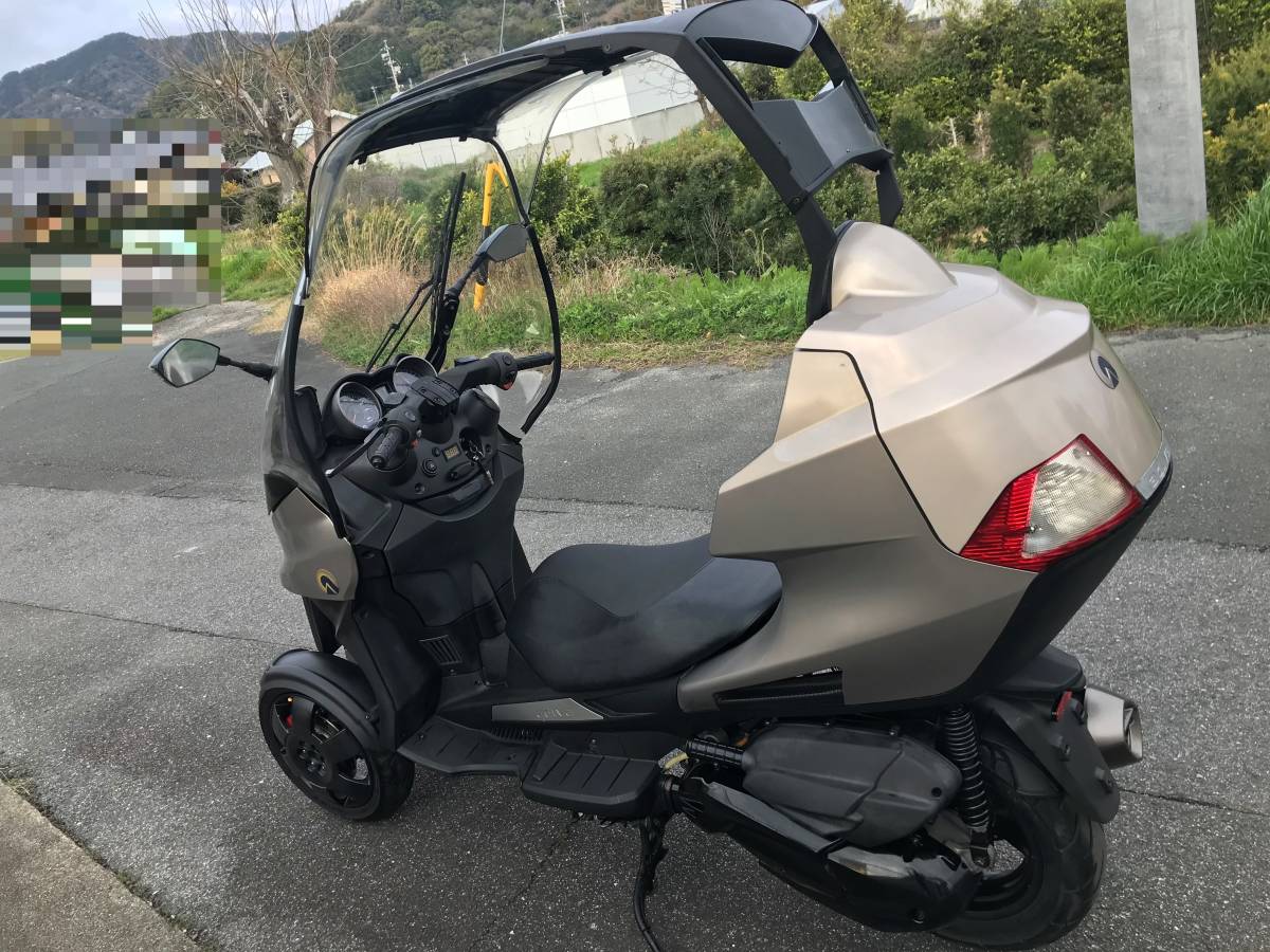 動画有 アディバ AD200トレ 実動書付 3輪 屋根付き ルーフ 側車付オートバイ 側車付軽二輪 ADIVA AD 200 Tre(その他 ...
