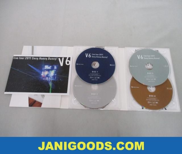 V6 DVD live tour 2011 Sexy.Honey.Bunny! 初回限定生産 WALK盤 【美品 同梱可】ジャニグッズ 人、グループ別