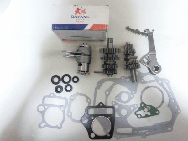バーゲン）ホンダ スーパーカブ C90 100EX互換 Dayang製ロータリー4速ミッション.ドラム.アーム.上下ガスケット.オイルシール ...