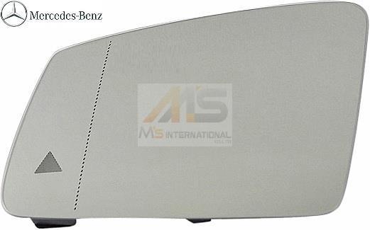 M's W218 X218 CLSクラス / W212 C207 Eクラス 純正OEM ドアミラーガラス 左側 L ／／BENZ ドアミラー ...