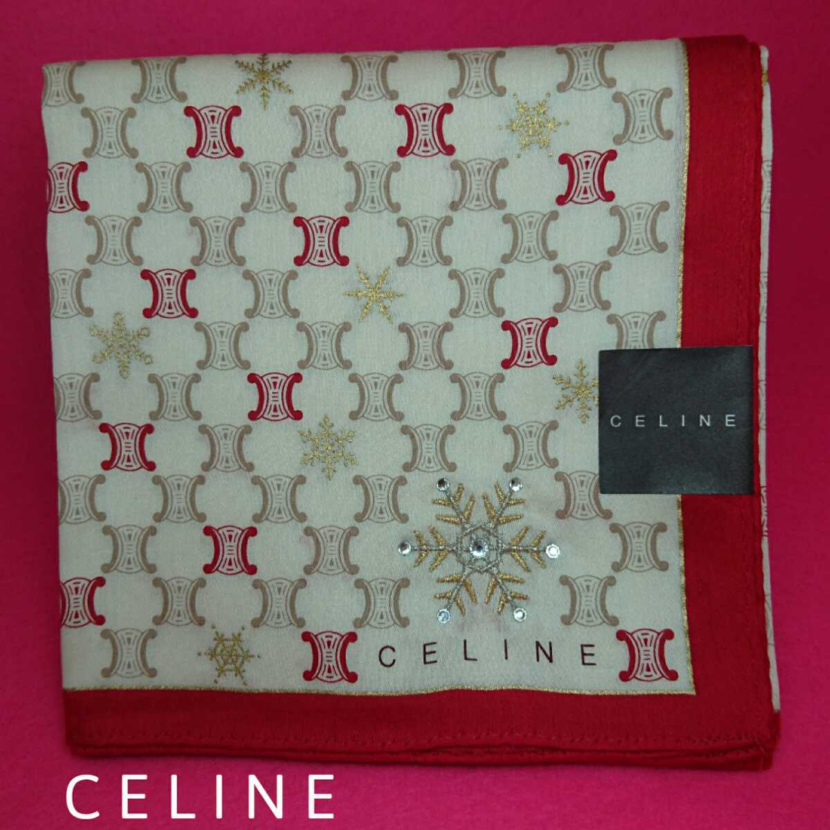 CELINE セリーヌ 大判ハンカチ 51 8574(女性用)｜売買されたオークション情報、yahooの商品情報をアーカイブ公開 - オークファン（aucfan.com）