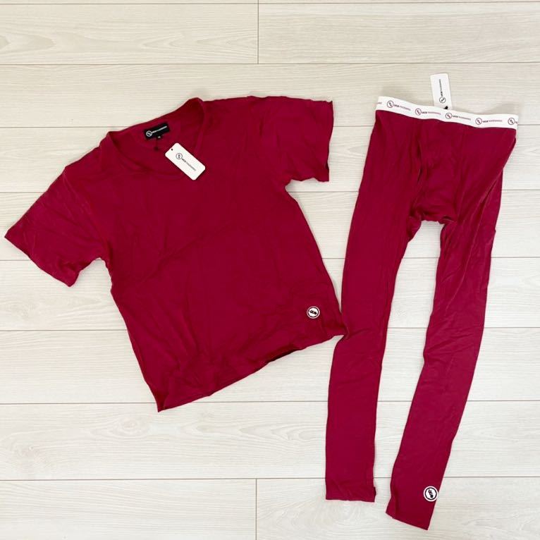 UCS TRADEMAKES MODAL V NECK S/S TEE MODAL TIGHTS Tシャツ タイツ 上下セット /g1950 goodenough 100athletic ...