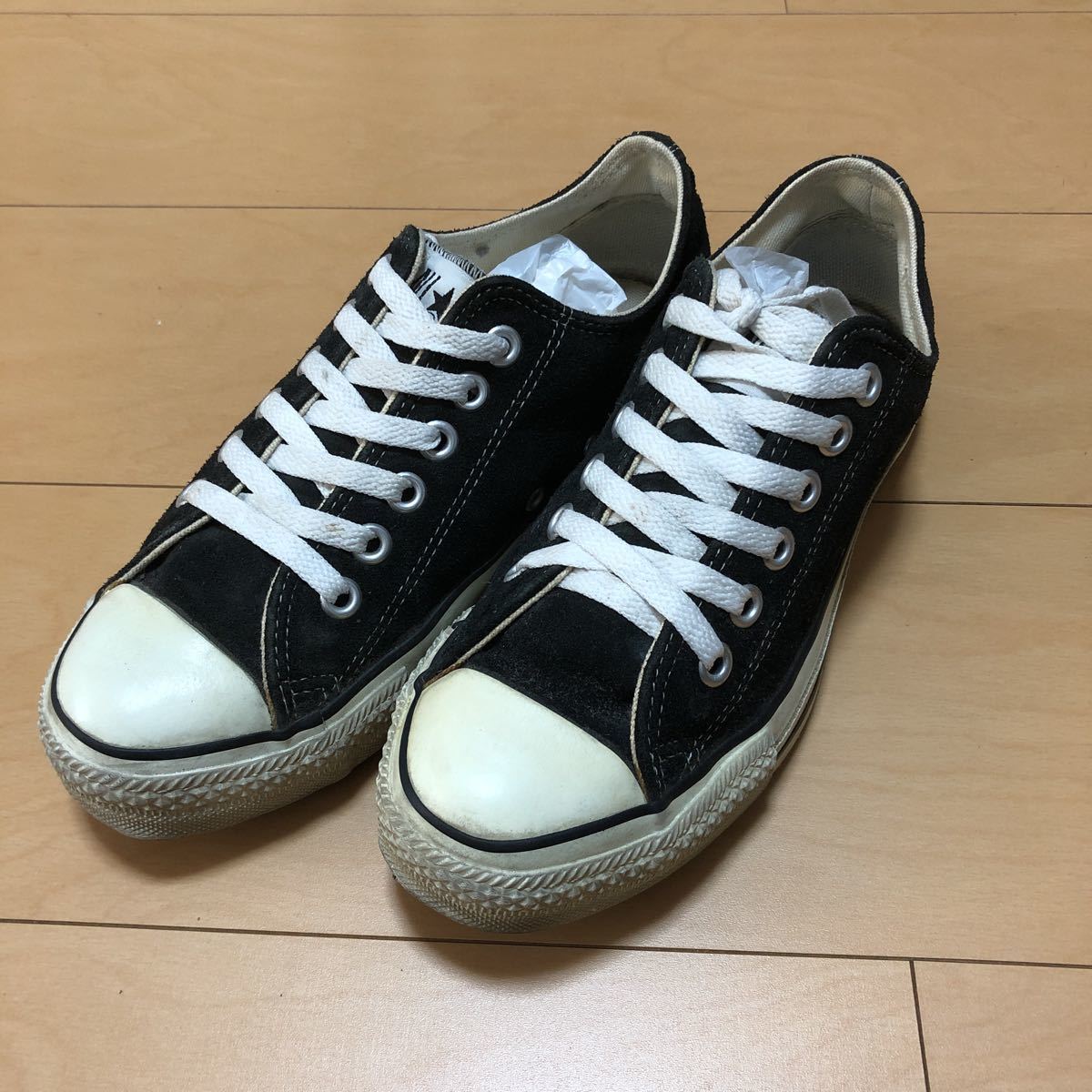 USA製 90s CONVERSE コンバース ALL STAR LO オールスターローカット ブラックスエード 黒スエード(24.0cm以下 ...