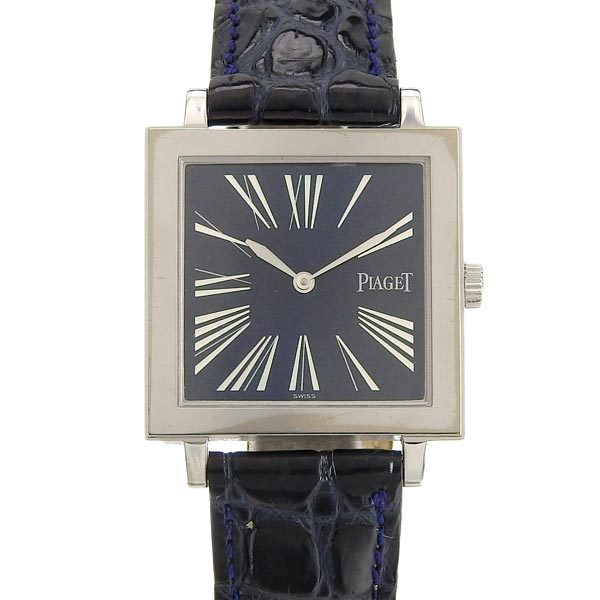 1円 03楽市 本物 PIAGET ピアジェ K18WG アルティプラノ メンズ クォーツ 腕時計 50930 47.4g 時計(ピアジェ ...
