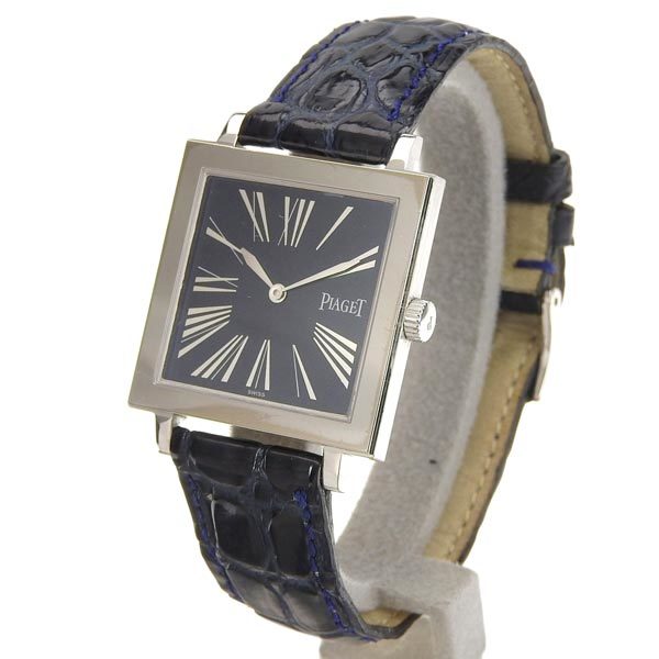 1円 03楽市 本物 PIAGET ピアジェ K18WG アルティプラノ メンズ クォーツ 腕時計 50930 47.4g 時計(ピアジェ ...