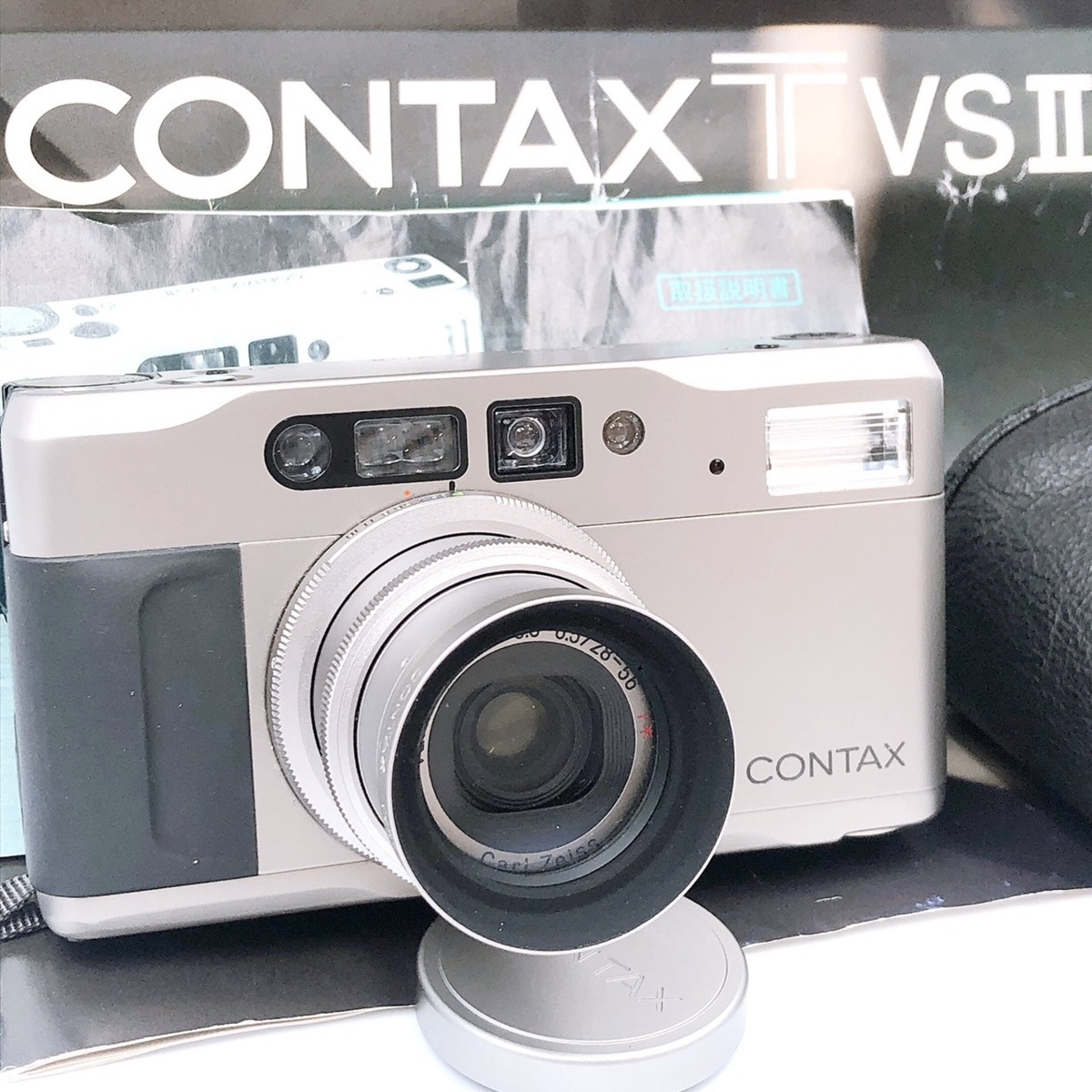 1円スタート CONTAX TVS2 コンタックス 28 56 mm F3.5-6.5 フィルムカメラレンズ セット AJ006(コンパクト ...