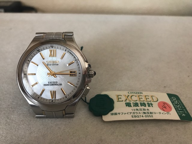ジャンク シチズン EXCEED EGB74-2052 エコドライブ電波時計 CITIZEN(エクシード)｜売買されたオークション情報 ...