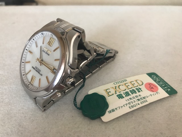 ジャンク シチズン EXCEED EGB74-2052 エコドライブ電波時計 CITIZEN(エクシード)｜売買されたオークション情報 ...