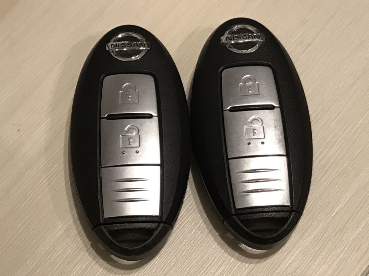 日産 純正 スマートキー 2ボタン 2個セット インテリキー キューブ ノート マーチ E11 E12 K13 ジューク エクストレイル キーレス(日産用)｜売買されたオークション情報 ...