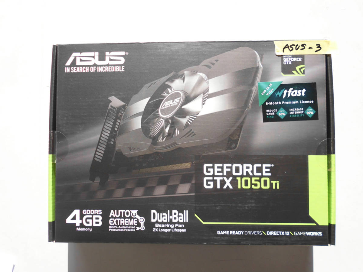 ASUS PH-GTX1050TI-4G ③(PCI Express)｜売買されたオークション情報、yahooの商品情報をアーカイブ公開 ...