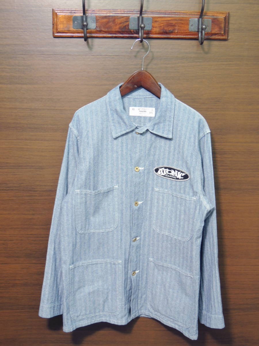 USA製 ユニバーサルオーバーオール UNIVERSAL OVERALL CHICAGO ヘリンボーン カバーオール ジャケット 40 ...