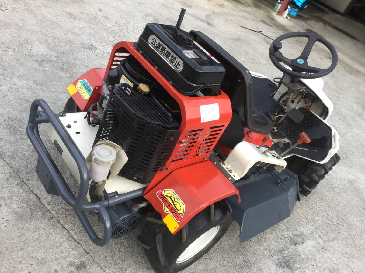 ラビットモア-RM86 乗用草刈機 品(本体)｜売買されたオークション情報、yahooの商品情報をアーカイブ公開 - オークファン ...