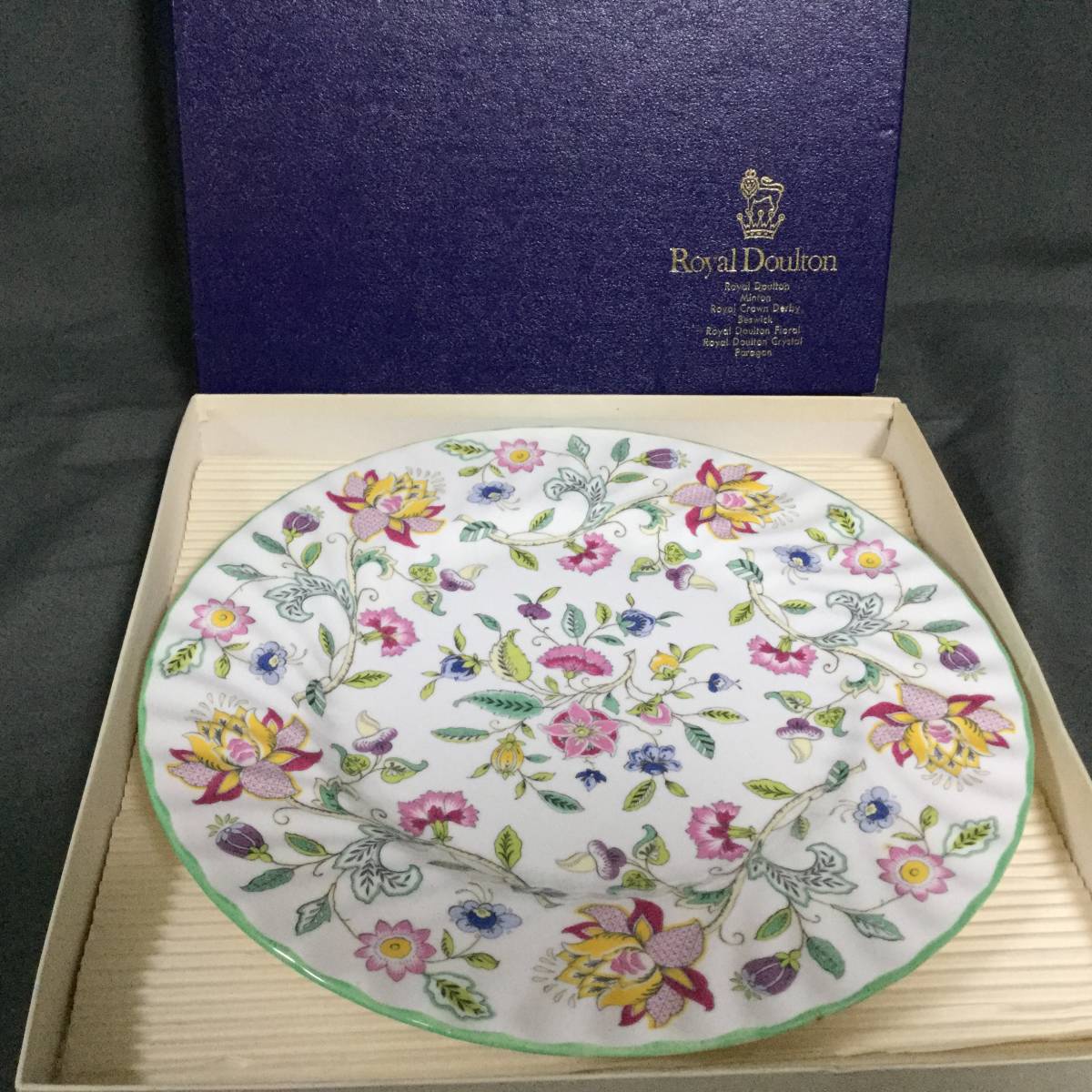 7/16 GJ716-922 MINTON ミントン 1793 HADDON HALL RoyalDoulton ロイヤルドルトン プレート ...