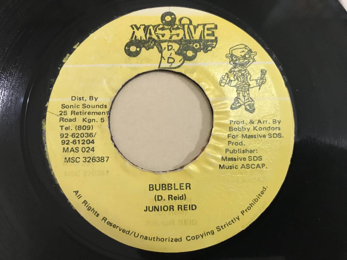 JUNIOR REID / BUBBLER DANCEHALL REGGAE 45 BIG HIT TAXI RIDDIM(レゲエ)｜売買され ...
