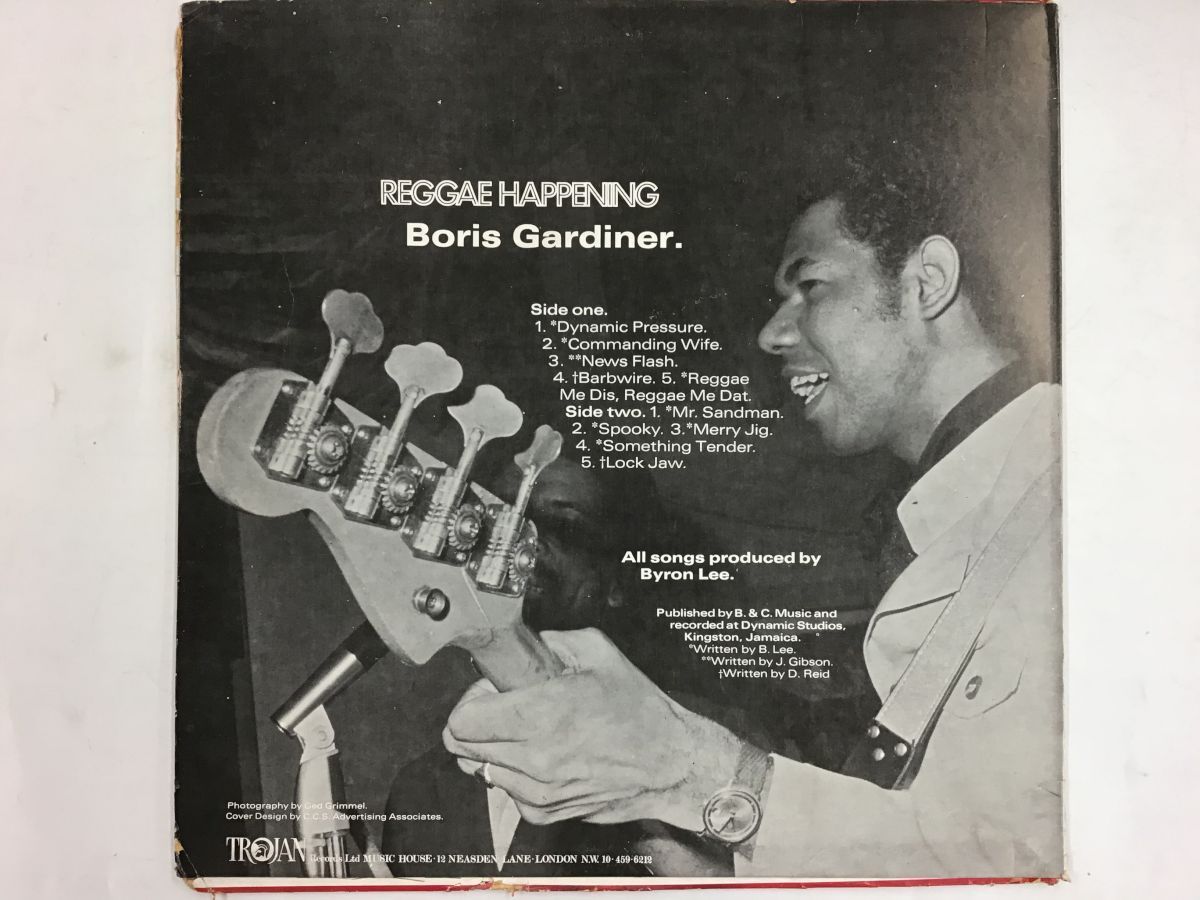 5542RE LP / BORIS GARDINER / REGGAE HAPPENING(レゲエ)｜売買されたオークション情報、yahooの ...