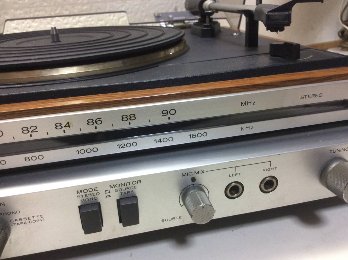 SONY MJ-100K STEREO MUSIC SYSTEM レコード ラジオ カセットデッキ モジュラーステレオ(ソニー)｜売買された ...