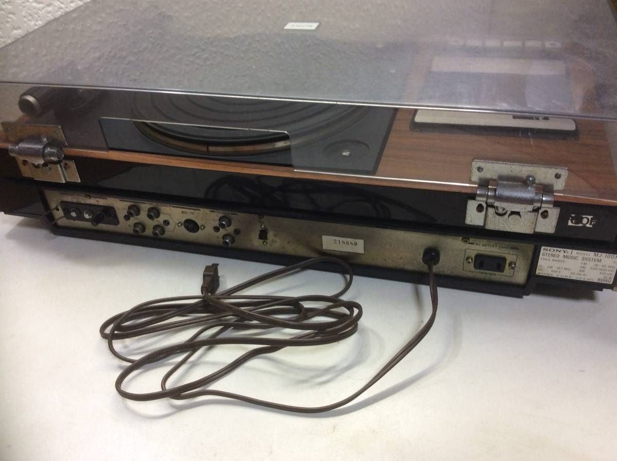 SONY MJ-100K STEREO MUSIC SYSTEM レコード ラジオ カセットデッキ モジュラーステレオ(ソニー)｜売買された ...