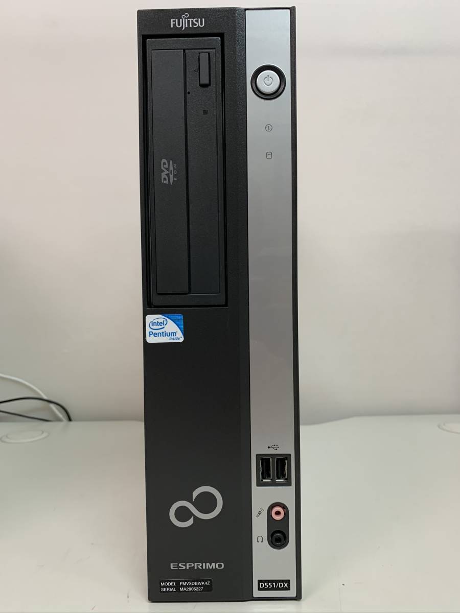 FUJITSU FMV ESPRIMO D551/DX /Pentium G630 2.7GHz/4GB/250GB/DVD-ROM ...