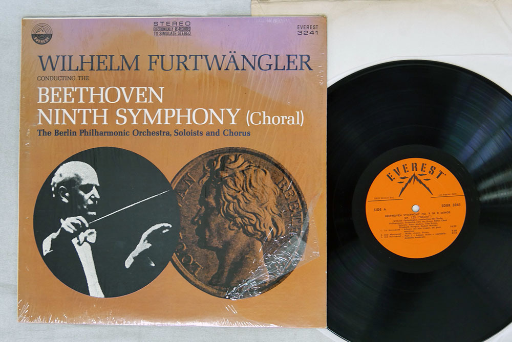 米 FURTWANGLER/フルトヴェングラー/ベートーヴェン 交響曲第9番 合唱/EVEREST SDBR 3241(クラシック)｜売買されたオークション情報、yahooの商品情報を ...
