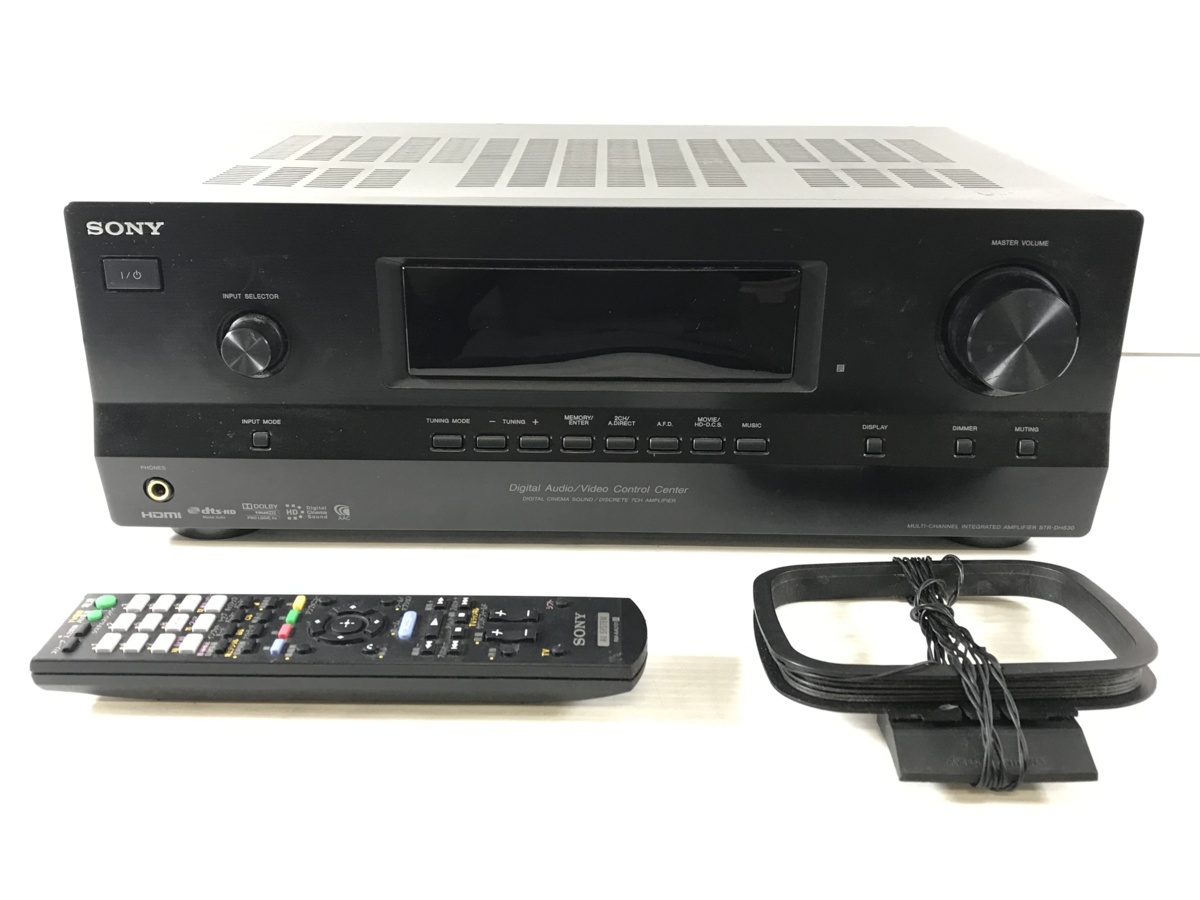 極 SONY ソニー AVアンプ オーディオ機器 7.1ch対応 7種類の音場モード搭載 FM/AM ARC対応 ブラック系 STR-DH530 T08215sm(ソニー)｜売買された ...