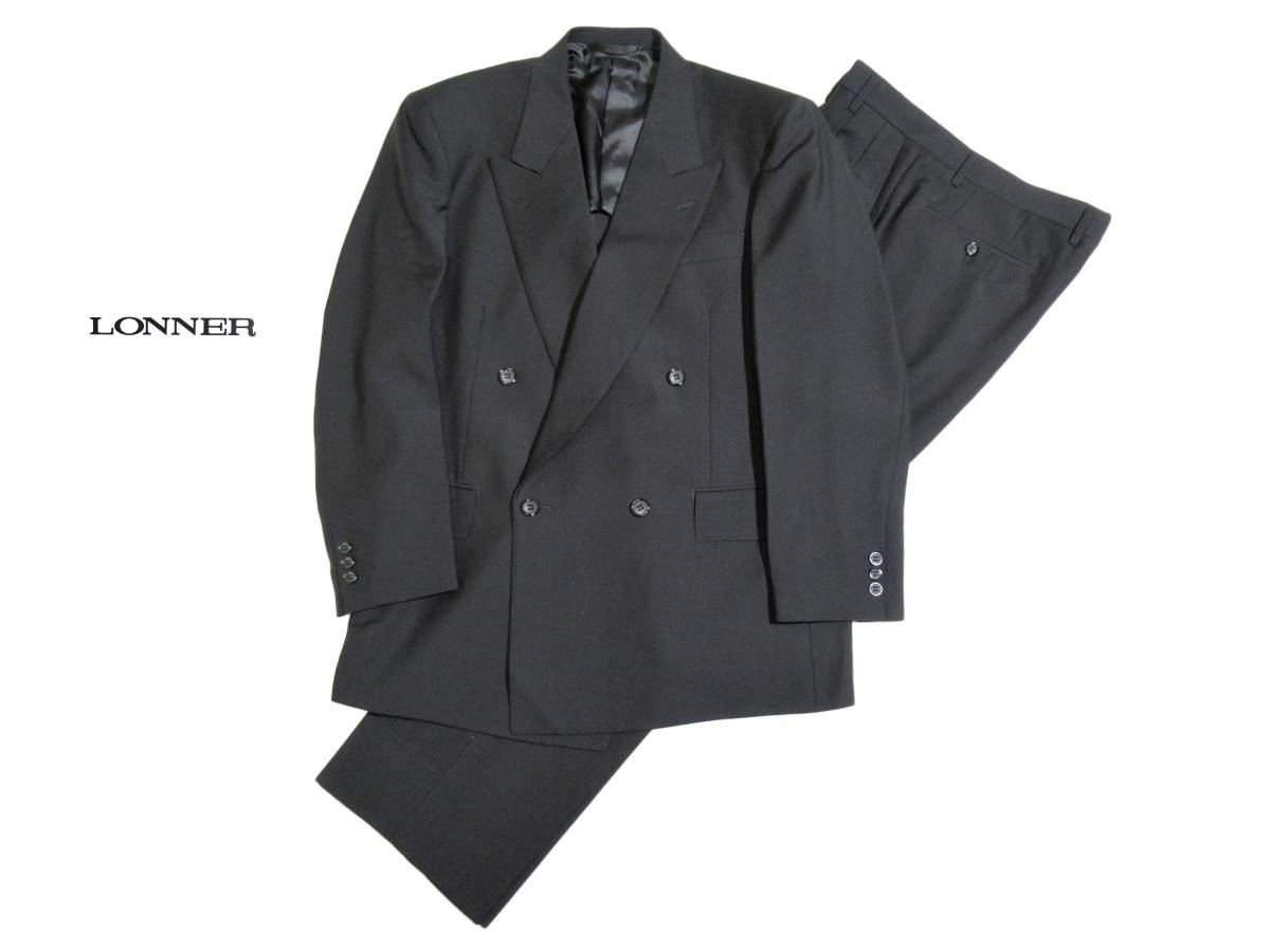 ロンナー LONNER 重宝 モヘヤブレンド ダブル フォーマル スーツ AB4(ブラックスーツ)｜売買されたオークション情報、yahooの商品情報をアーカイブ公開 - オークファン ...