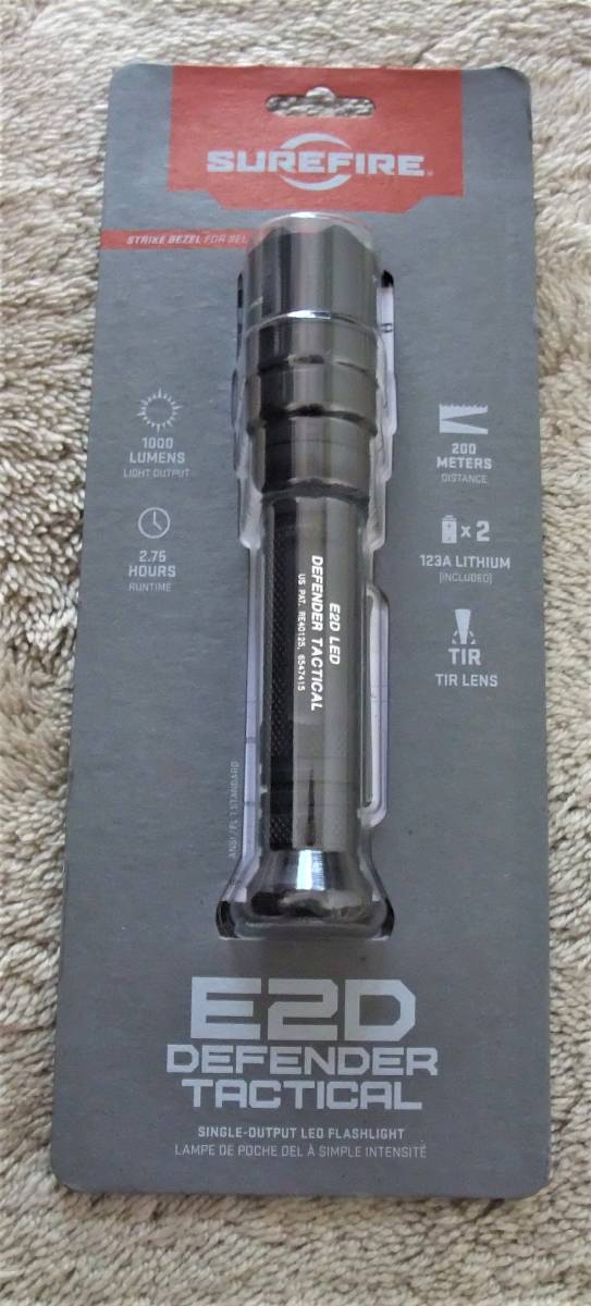 SUREFIRE シュアファイア E2D DEFENDER TACTICAL T /自宅保管品(シュアファイヤー)｜売買されたオークション情報、yahooの商品情報をアーカイブ公開 ...