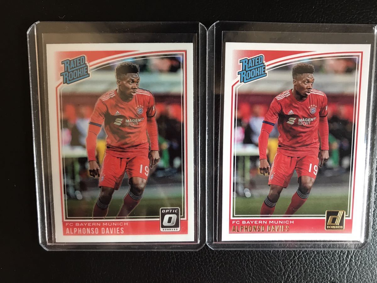 2018-2019 PANINI DONRUSS alphonso davies BASE card RC 2枚セット(シングルカード)｜売買 ...