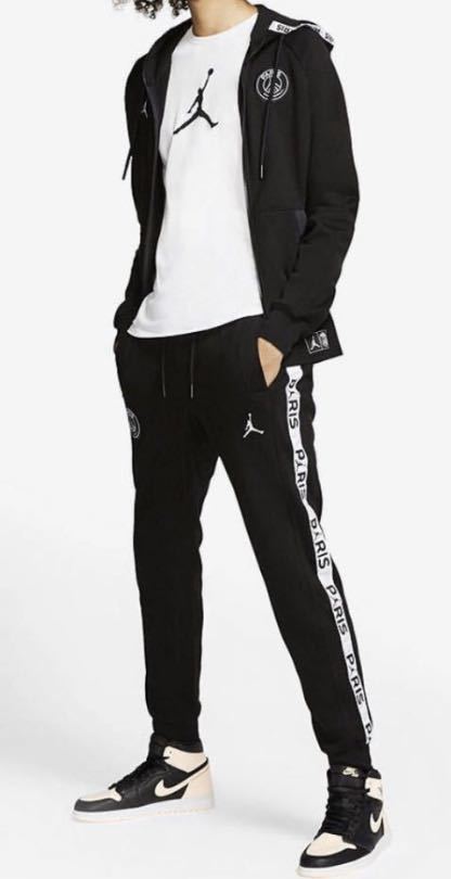 SサイズNIKE AIR JORDAN×PSG スウェット セットアップ パーカー パンツ ナイキ ジョーダンBIG SWOOSH 正規 ...