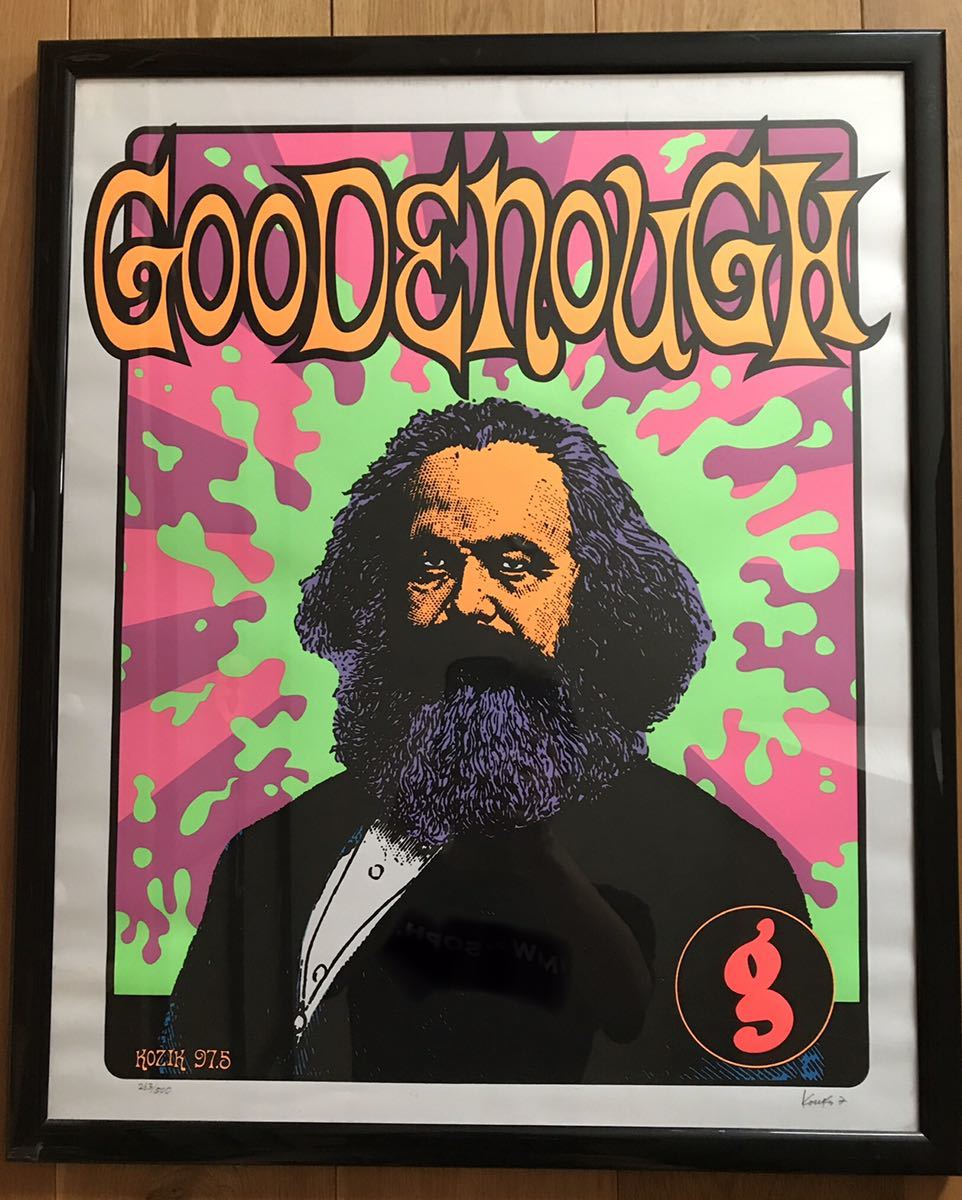 レア GOODENOUGH×KOZIK マルクス シルクスクリーン コジック 藤原ヒロシ グッドイナフ(シルクスクリーン)｜売買されたオークション情報、yahooの商品情報をアーカイブ公開 ...