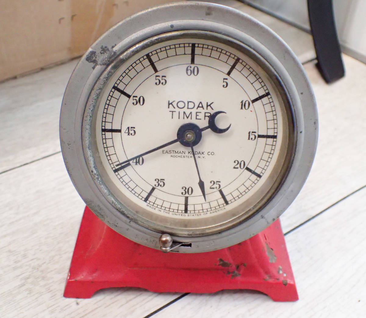 激レア USA製 Kodak/コダックタイマー EASTMAN TIMER イーストマンコダック 暗室タイマー アンティーク機械式タイマー ...