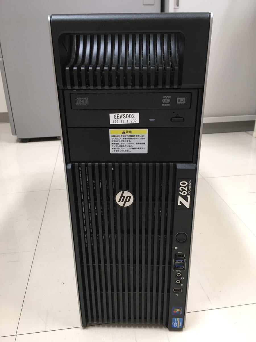 HDD無し HP Z620 Workstation / Xeon E5-2620 2.0GHz / 8GB / AMD V3900 / DVD ...