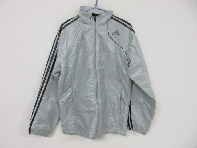 adidas アディダス ジャンパー M グレー ぬ-101(ジャンパー、ブルゾン)｜売買されたオークション情報、yahooの商品情報をアーカイブ公開 - オークファン（aucfan.com）