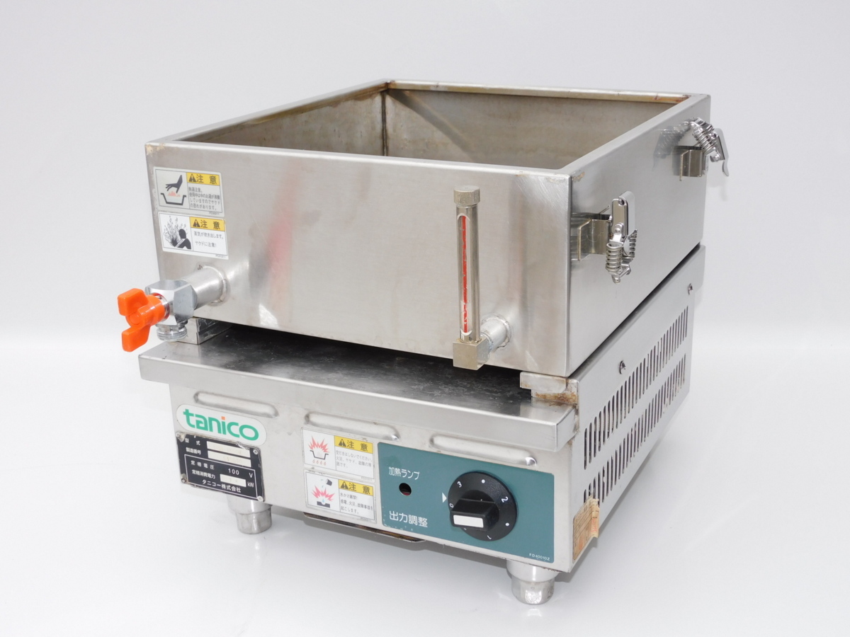 加熱確認済み/ tanico/タニコー 卓上電気蒸器 THM-1500E 業務用 100V 1.5kw 2段 せいろ 本体 蒸し器(蒸し器)｜売買されたオークション情報、yahooの商品情報を ...