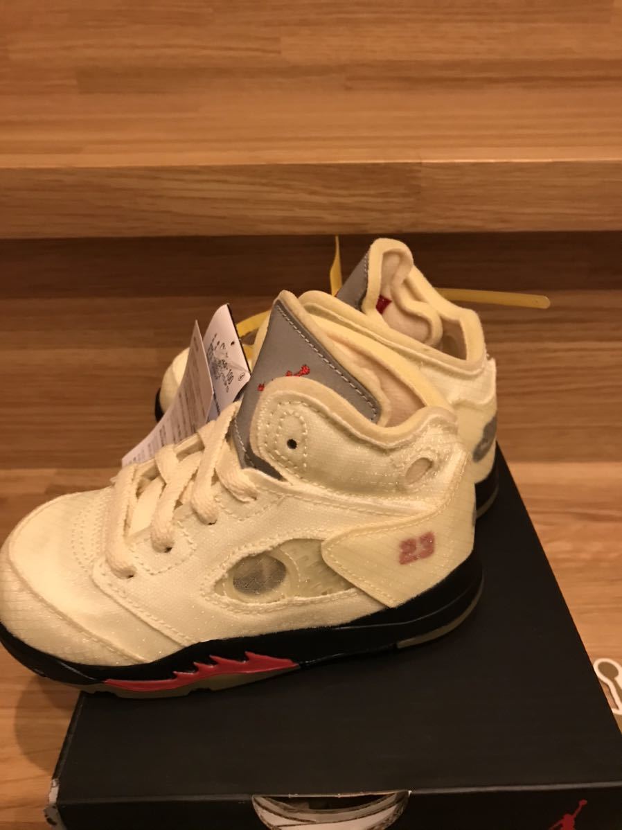 OFF-WHITE × NIKE AIR JORDAN5 TD SAIL 13 baby kids ベビー キッズ(13cm～)｜売買された ...