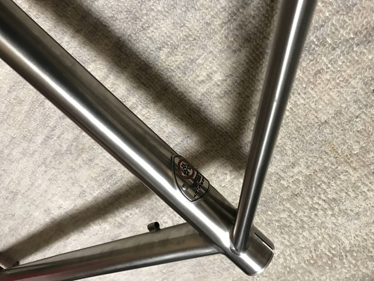 再 LITESPEED ライトスピード T3 2015年 チタンフレーム カーボンフロントフォーク ヘッドパーツ シートクランプ BB付属 ...