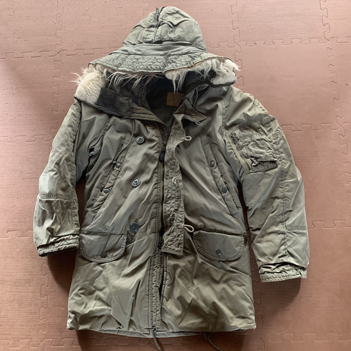 70s ビンテージ N-3B LANCER CLOTHING フライトジャケット 米軍実物 スーパーレアサイズ XX-SMALL SCOVILL AIRFORCE /大戦 モッズ USN ...