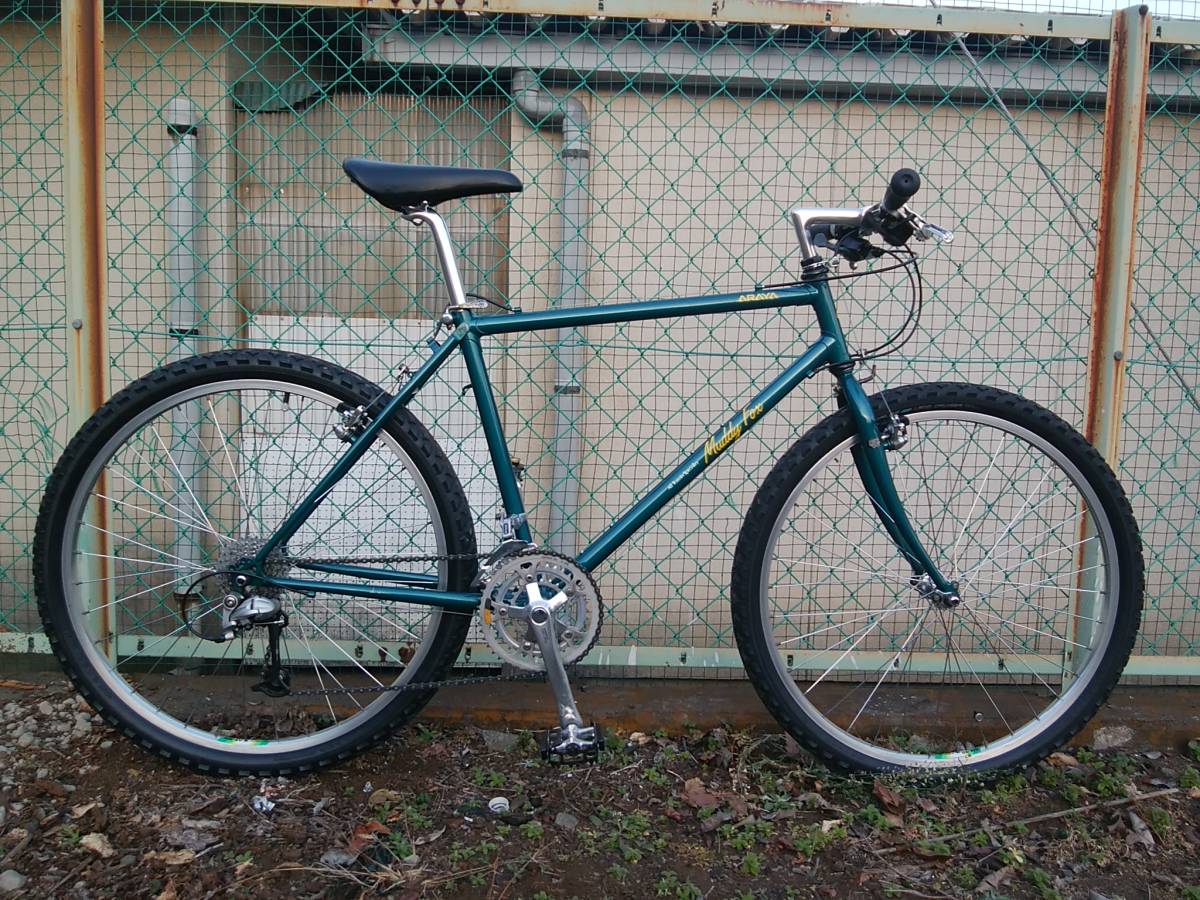 1990 ARAYA Muddy Fox アラヤ マディフォックス MF26EXP-K サイズ470 緑系メタリック マウンテンバイク MTB ...